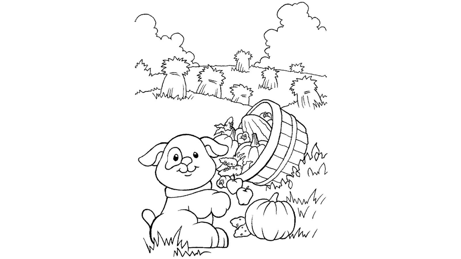 Dibujo de Animales de granja para colorear y pintar #267