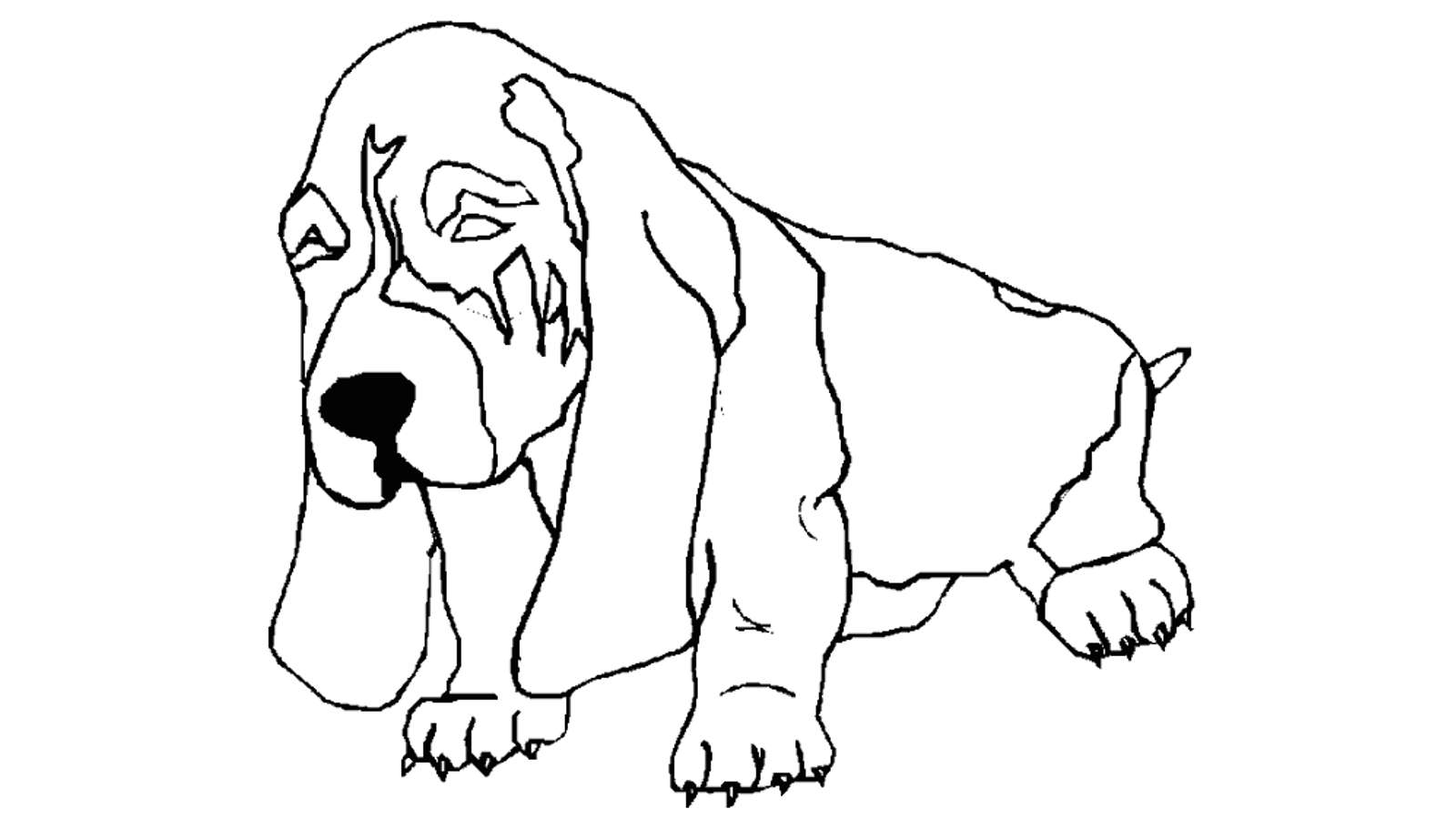 Dibujo de Perro para colorear y pintar #7986