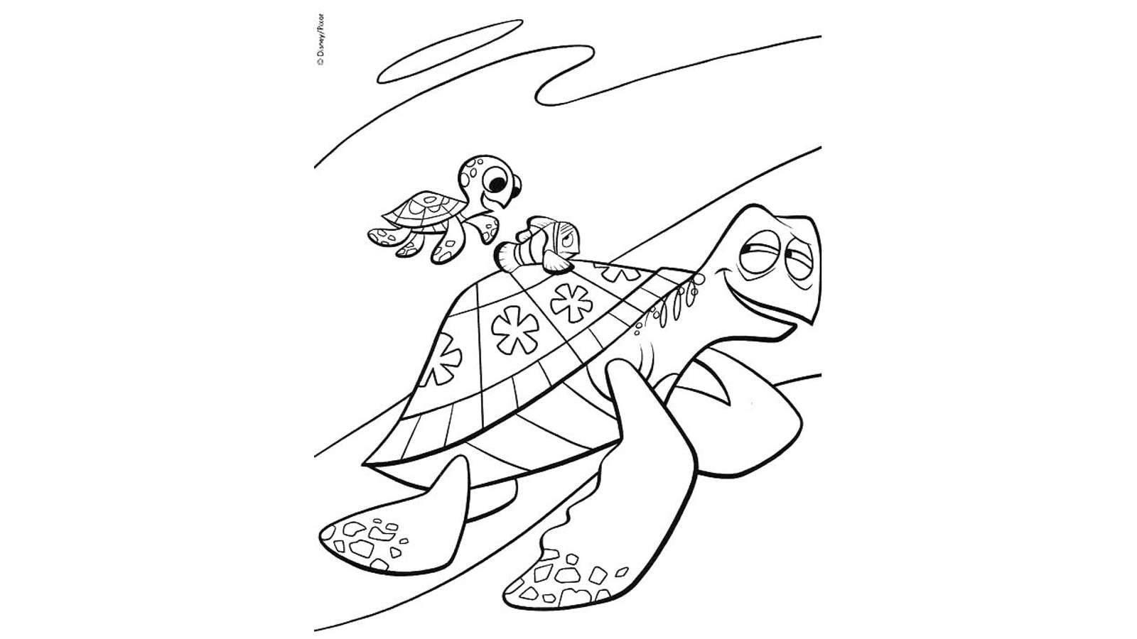 Dibujo de Tortuga para colorear y pintar #9644