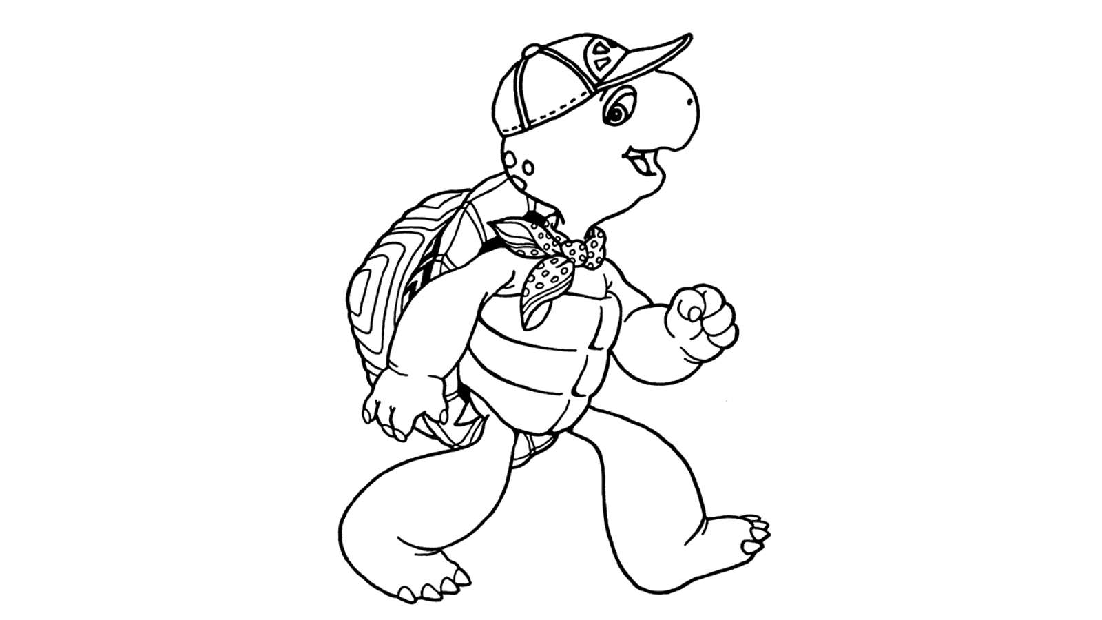 Dibujo de Tortuga para colorear y pintar #9671
