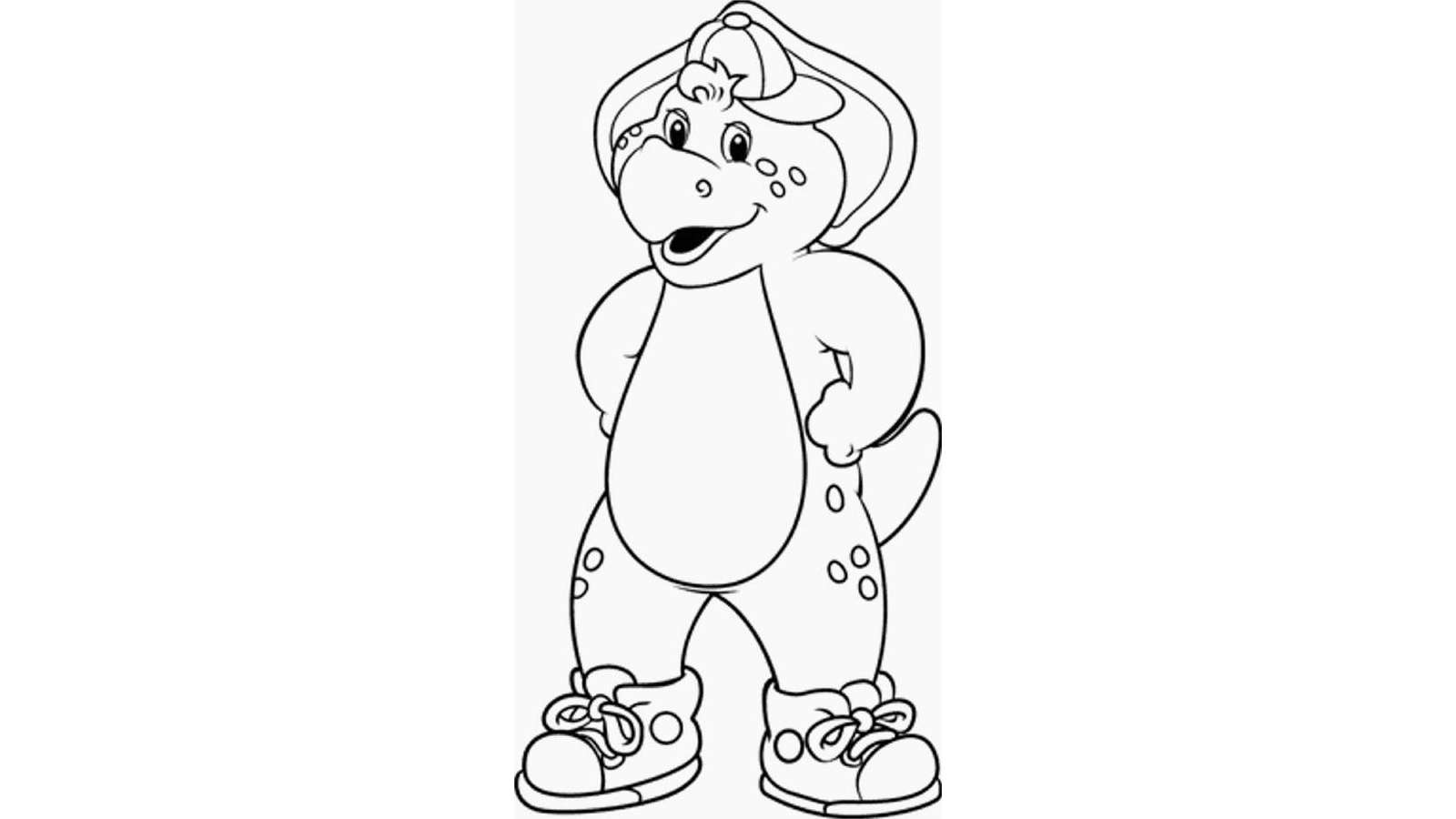 Dibujo de Barney y sus amigos para colorear y pintar #11330