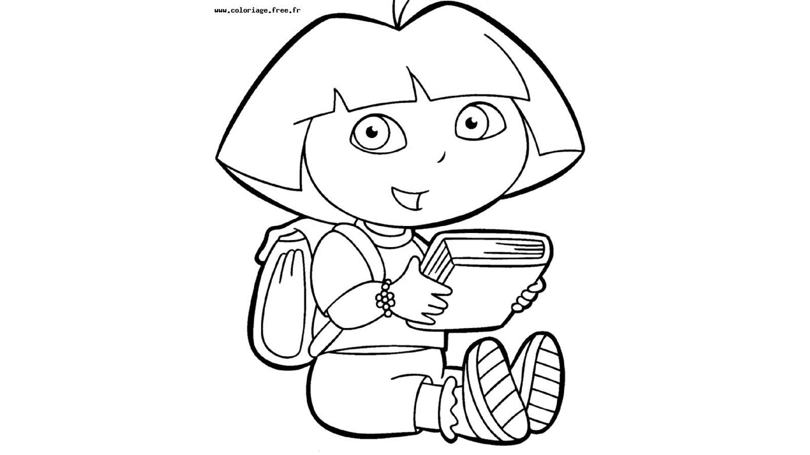 Dibujo de Dora la exploradora para colorear y pintar #13666