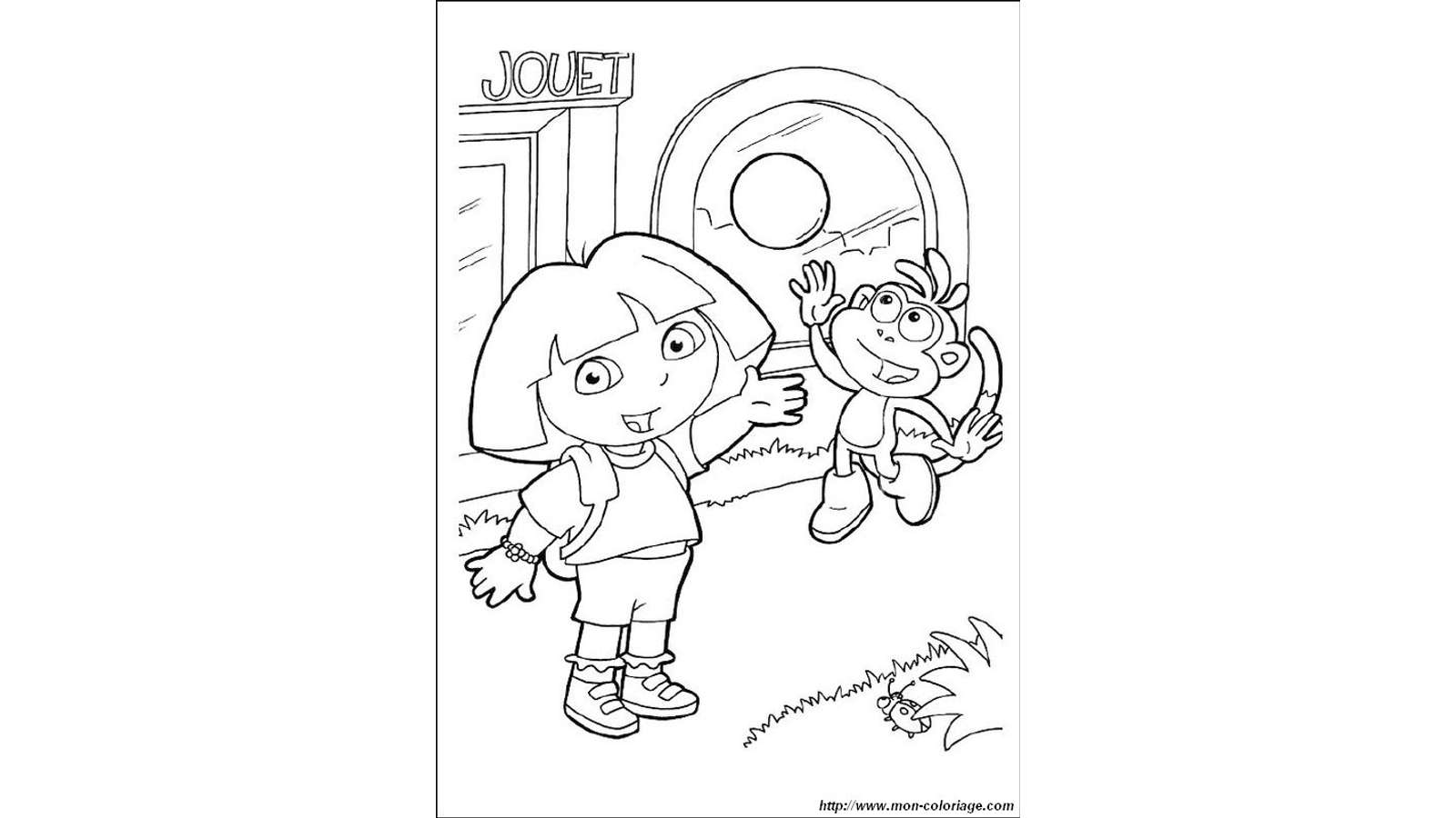 Dibujos De Dora The Explorer 30046 Dibujos Animados Para Colorear