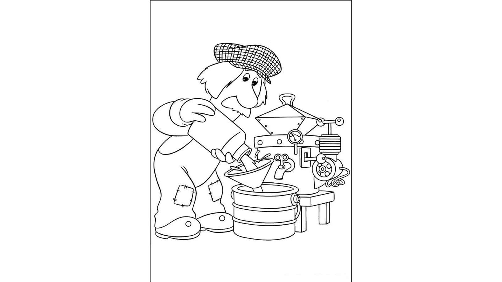 Dibujo de Pat el cartero para colorear y pintar #18006