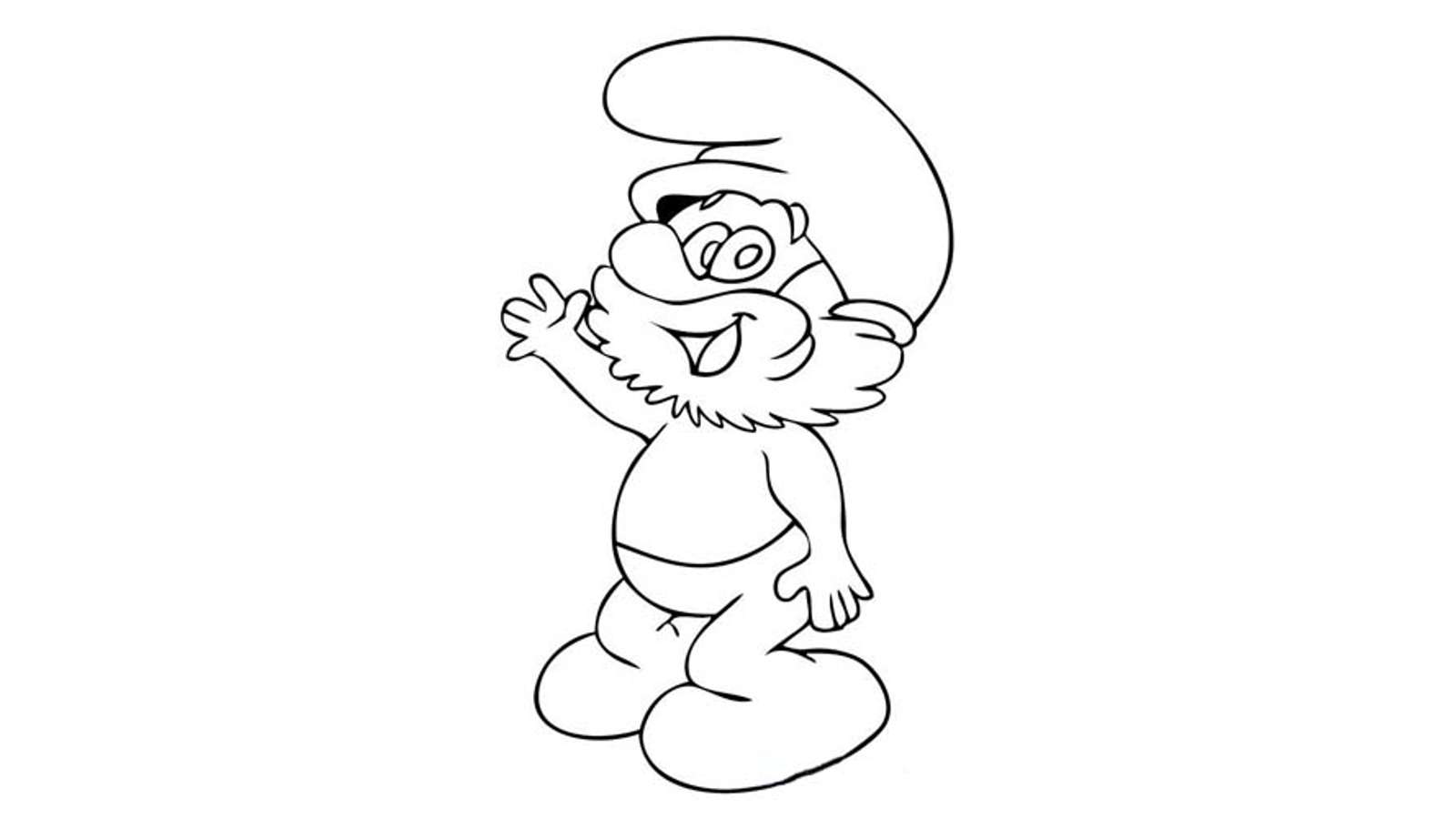 Dibujo de Los Pitufos para colorear y pintar #18732