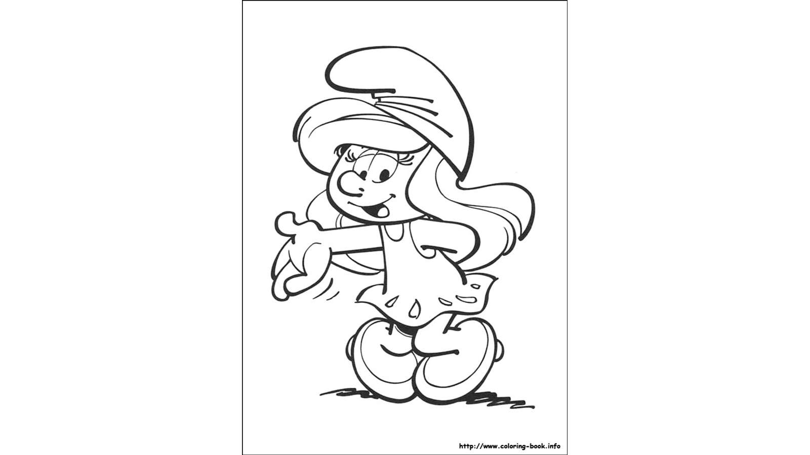 Dibujo de Los Pitufos para colorear y pintar #18753