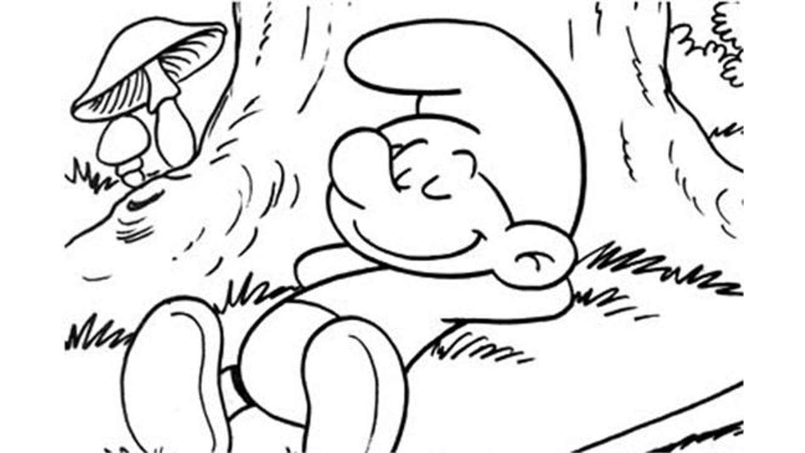 Dibujo de Los Pitufos para colorear y pintar #18763