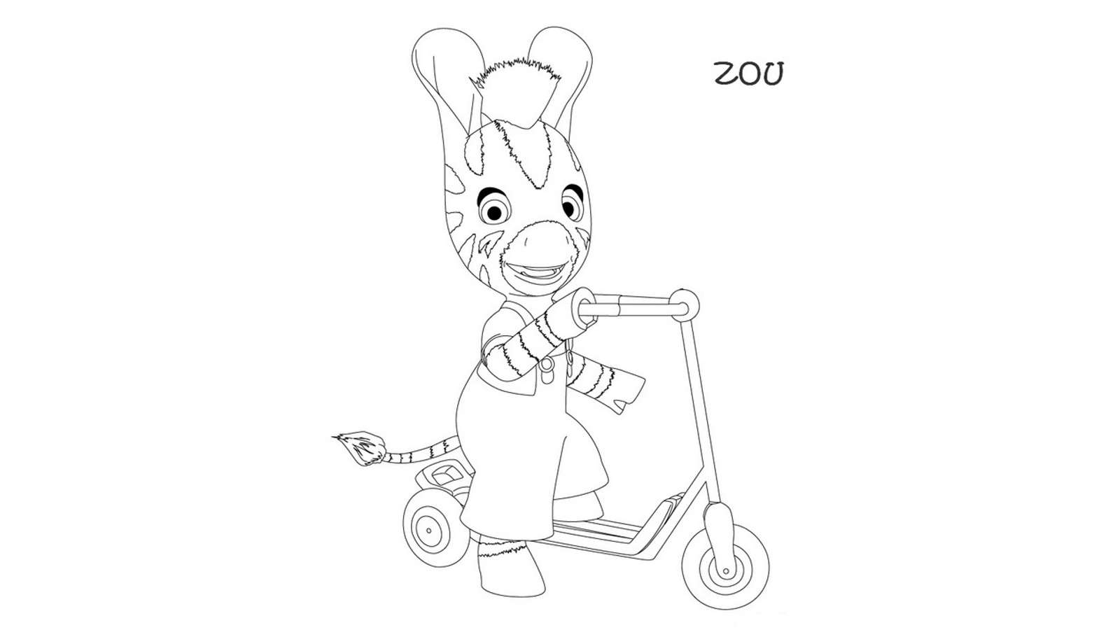 Zou Pintar Colorear Zebra Colorir Jouets Ausmalbilder Coloriez ...