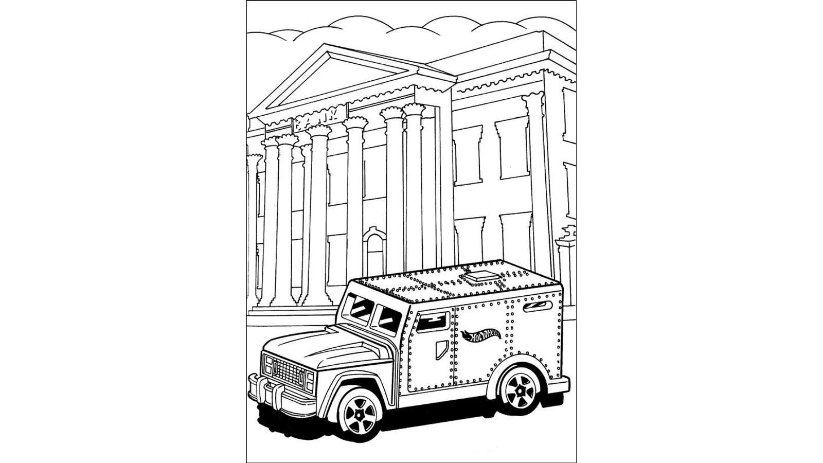 Dibujo de Banco para colorear y pintar #21693