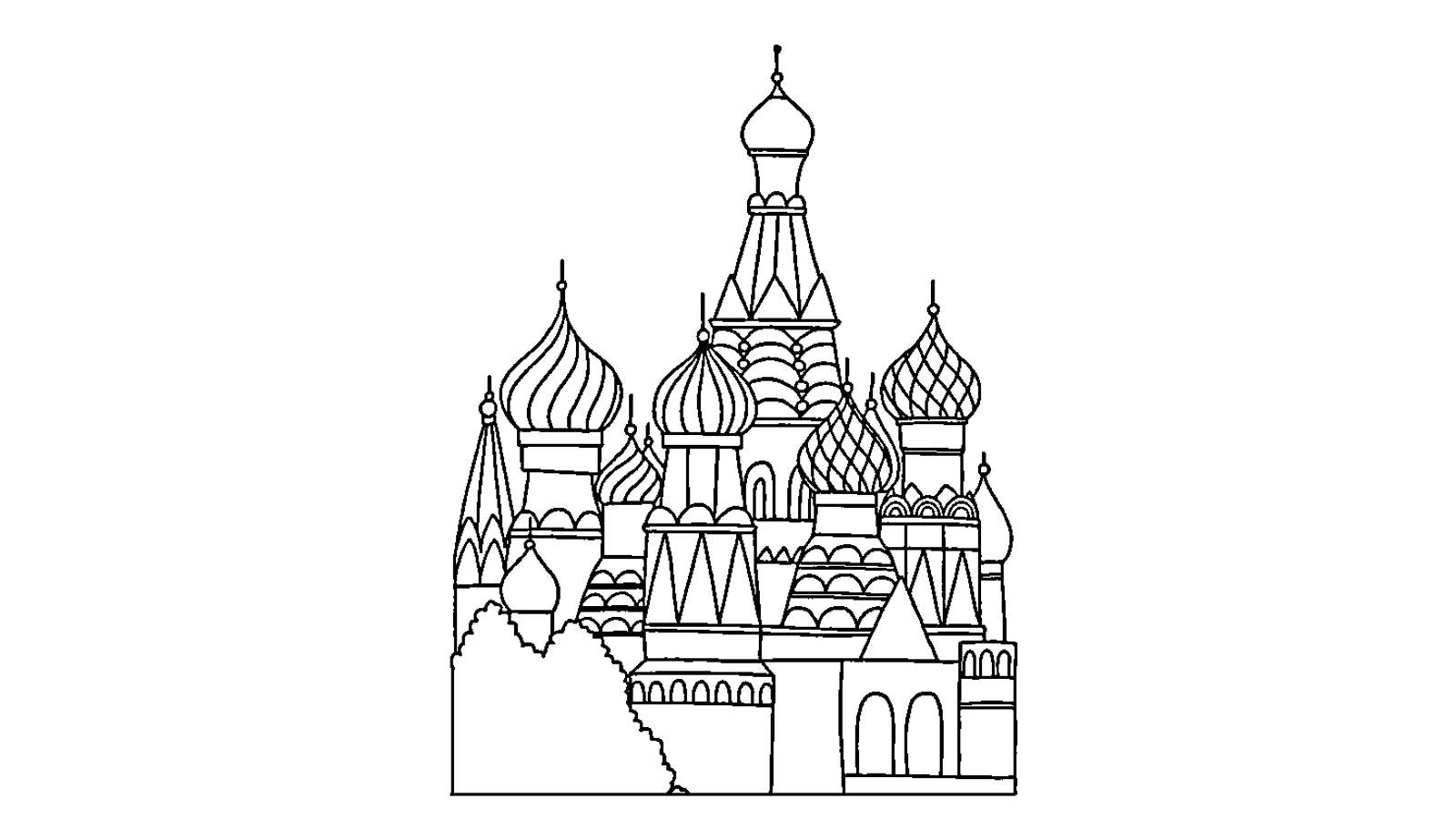 Dibujo de Palacio para colorear y pintar #22457