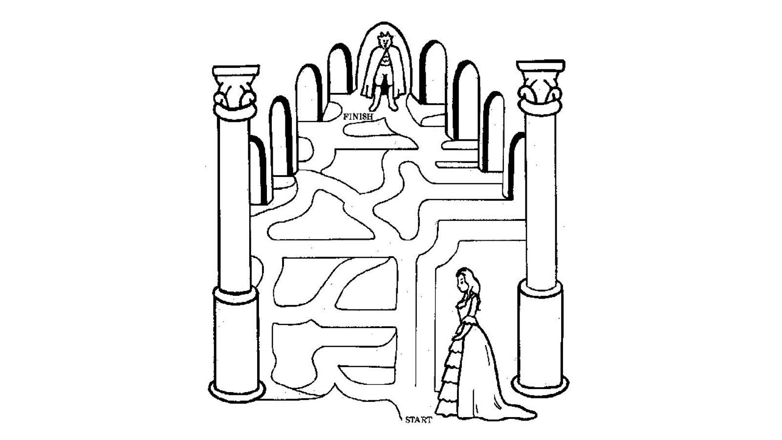 Dibujo de Laberintos para colorear y pintar #23271