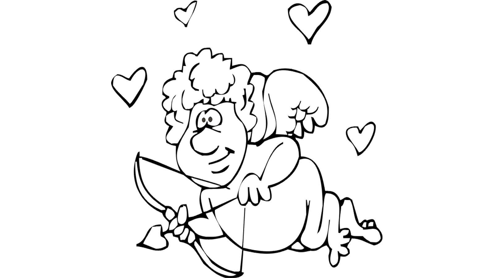 Dibujo de Día de San Valentín para colorear y pintar #24757