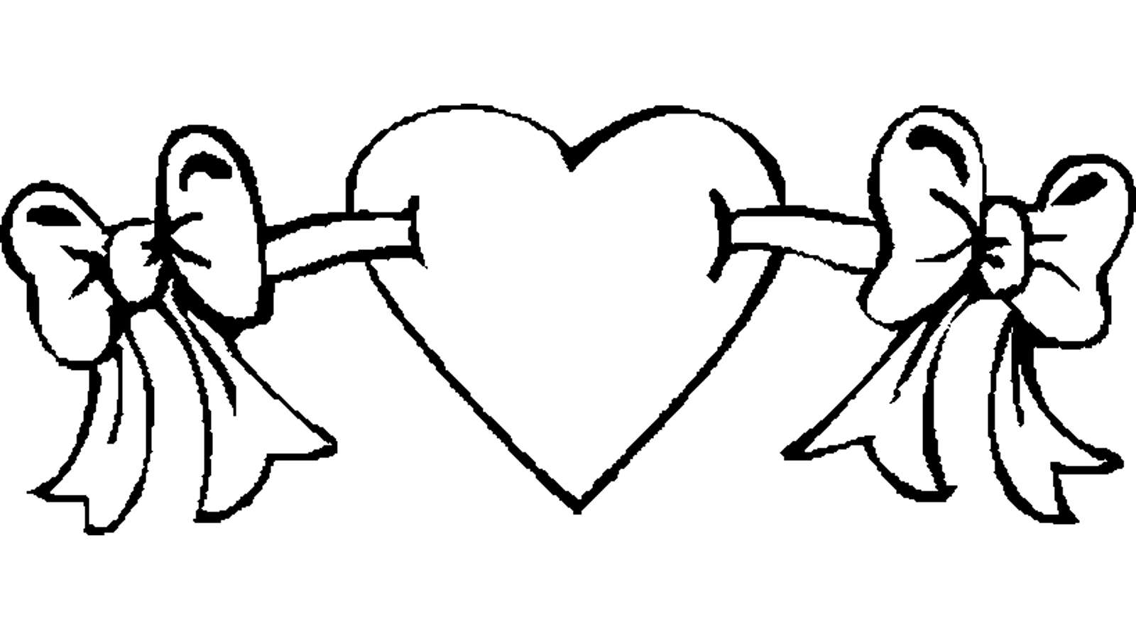 Dibujo de Día de San Valentín para colorear y pintar #24634