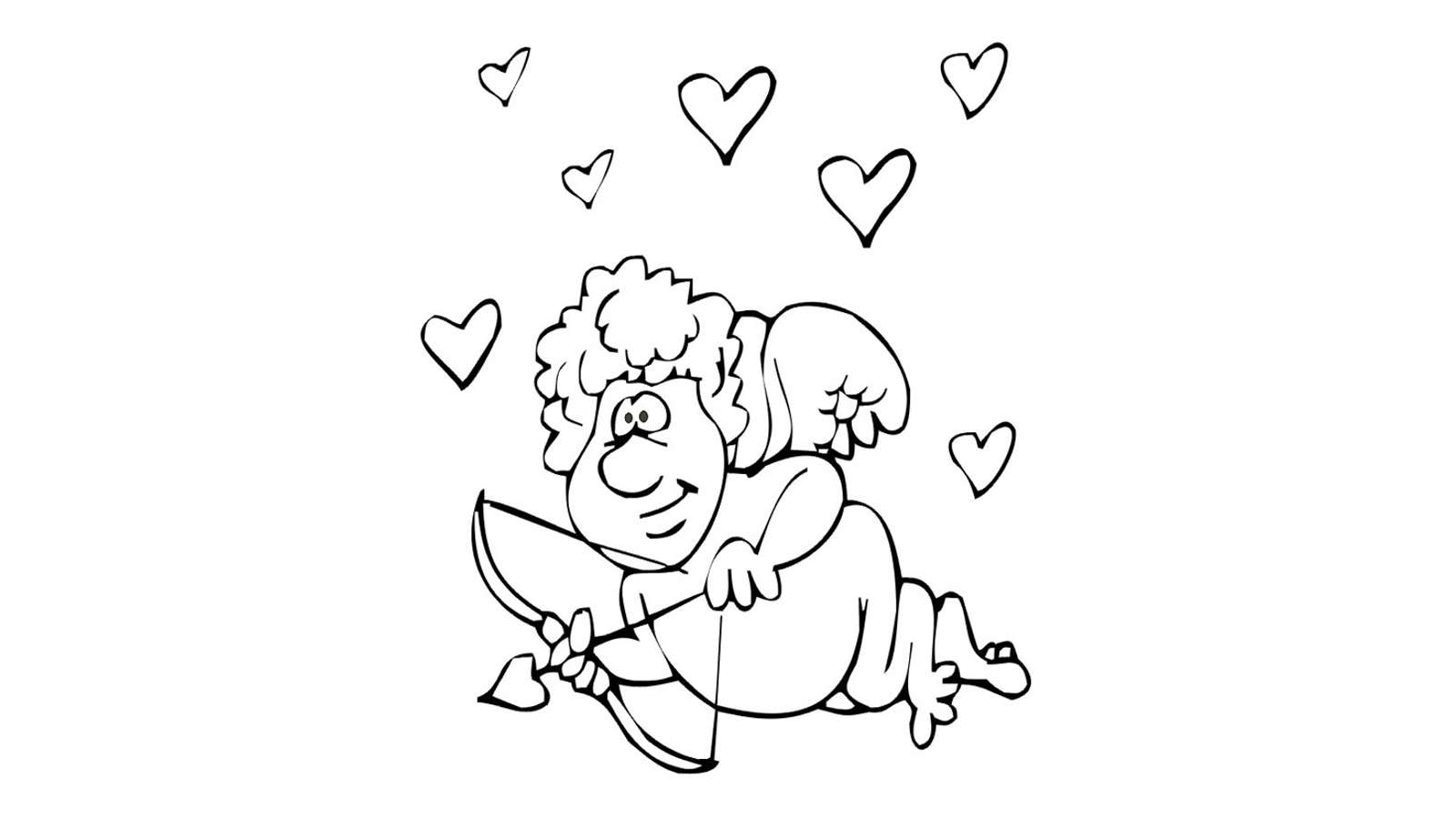 Dibujo de Día de San Valentín para colorear y pintar #24682