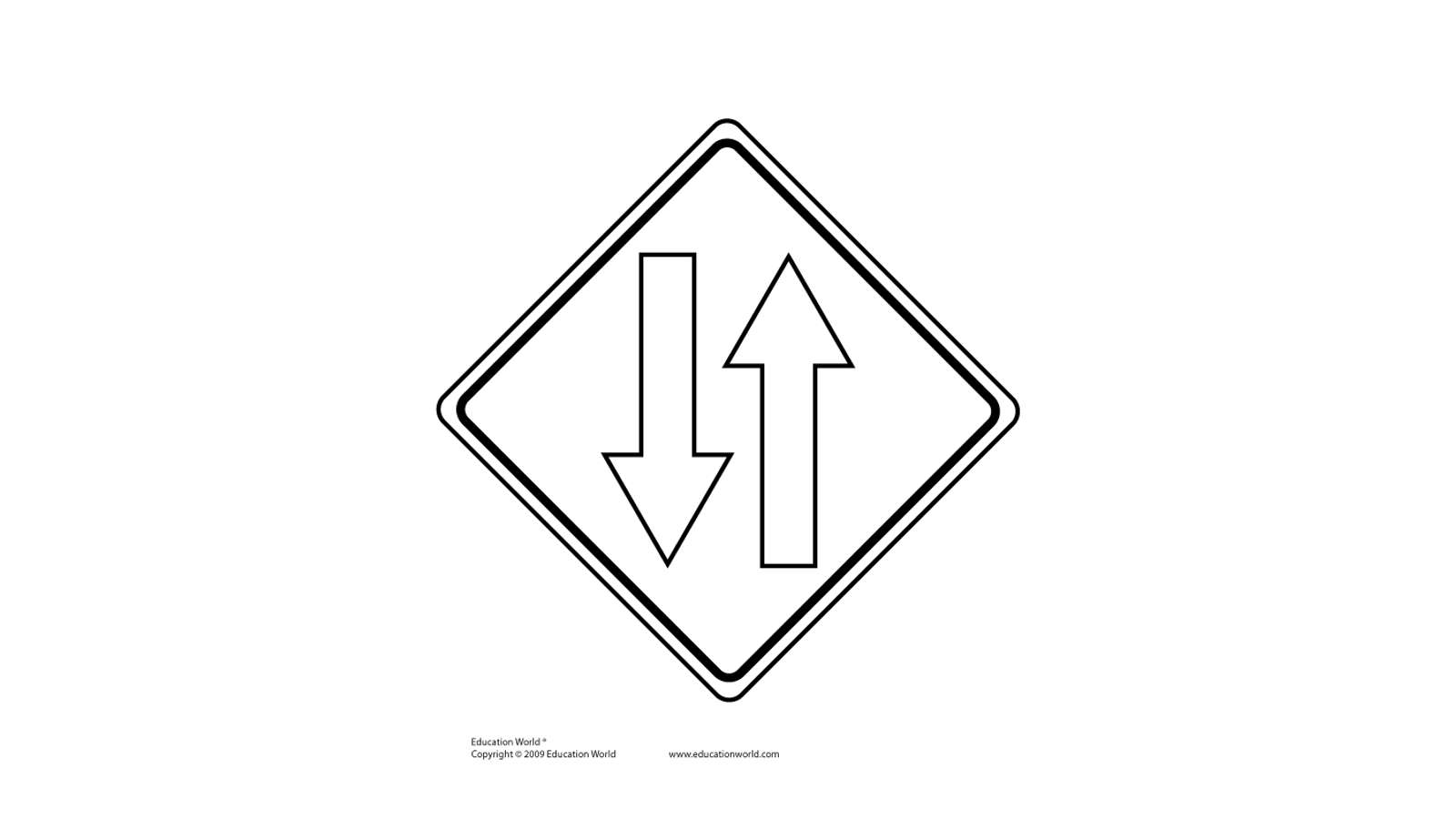 Dibujo de Señalización para colorear y pintar #31852