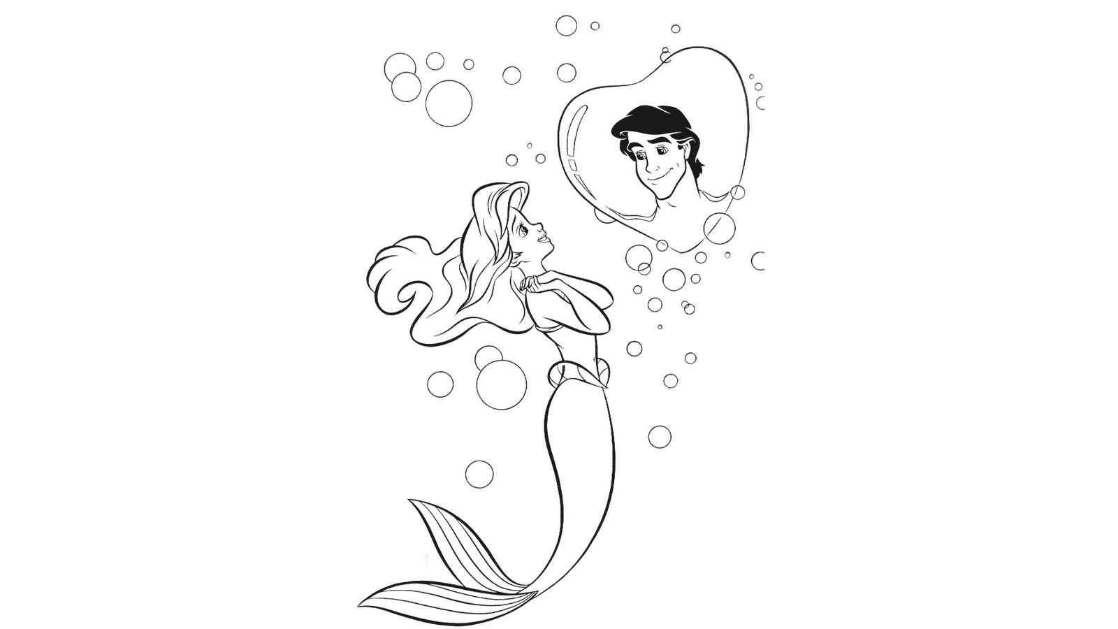 Dibujo De Ariel Disney