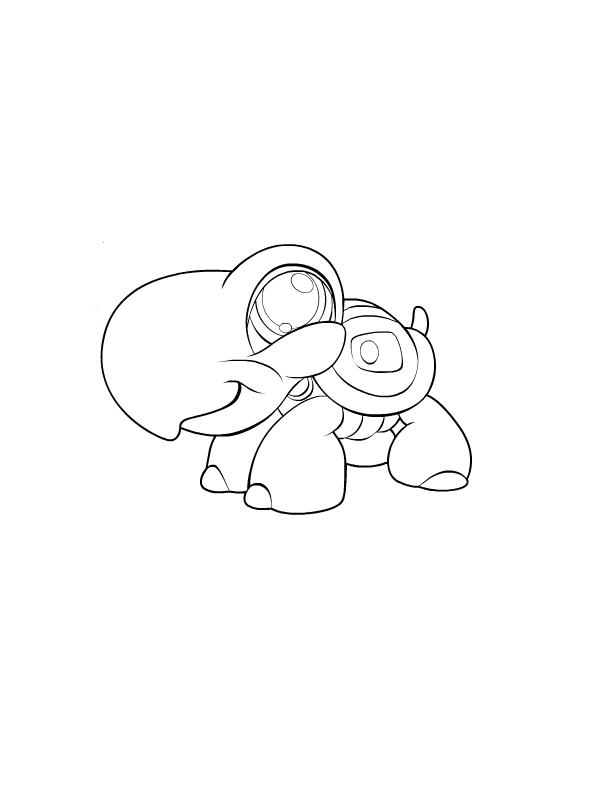 Dibujo de Tortuga para colorear y pintar #9679