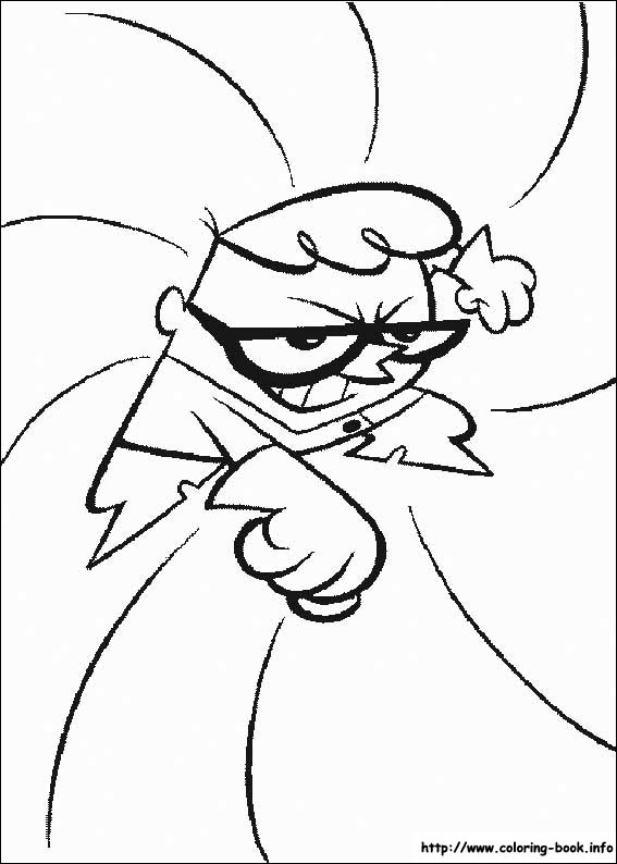 Dibujo de El laboratorio de Dexter para colorear y pintar #13111