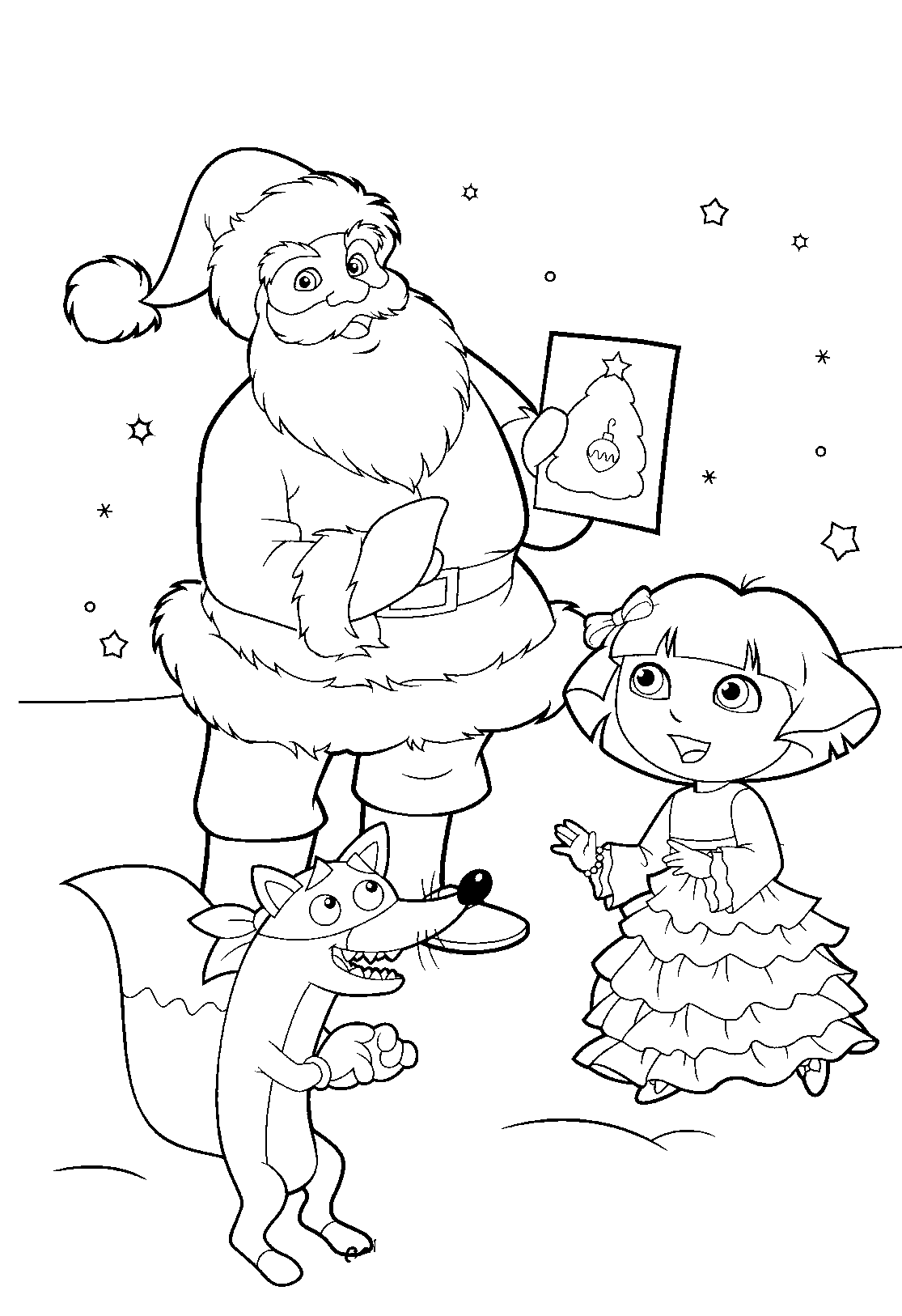 Dibujo de Dora la exploradora para colorear y pintar #13621
