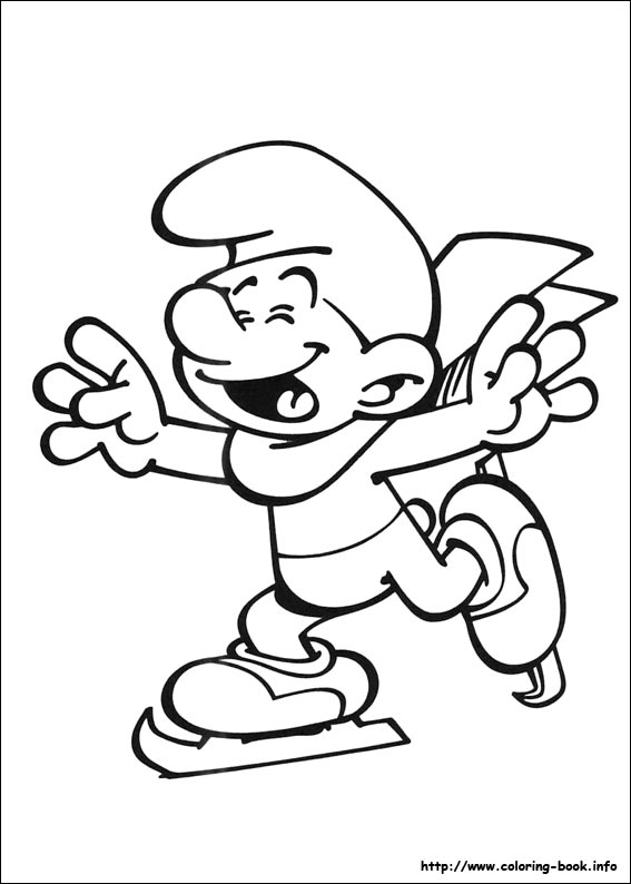 Dibujo de Los Pitufos para colorear y pintar #18874