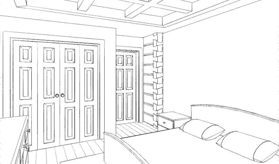 Dibujo de Cuarto para colorear y pintar #22128