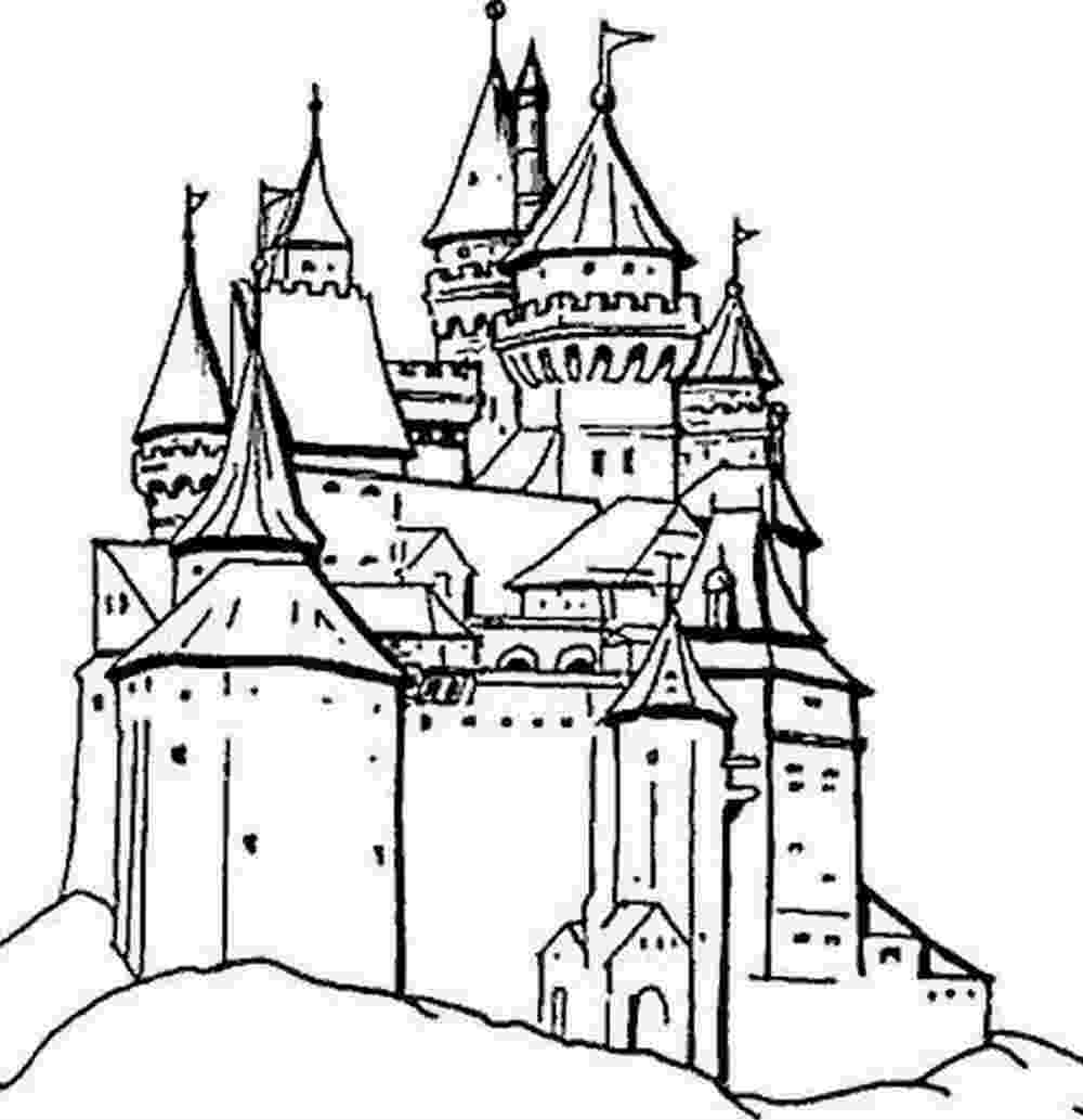 Dibujo de Palacio para colorear y pintar #22456