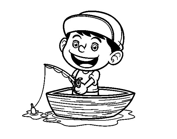 Dibujo de Canoa para colorear y pintar #51403