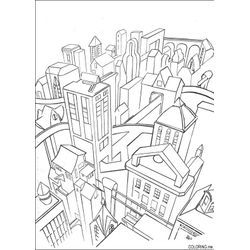 Dibujos de Ciudad para colorear y pintar
