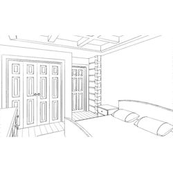 Dibujos de Cuarto para colorear y pintar
