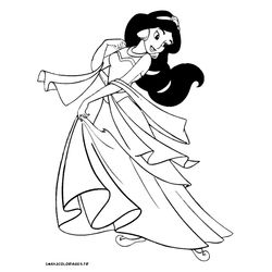 Dibujos de Aladdin para colorear y pintar