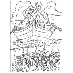 Dibujos de Canoa para colorear y pintar
